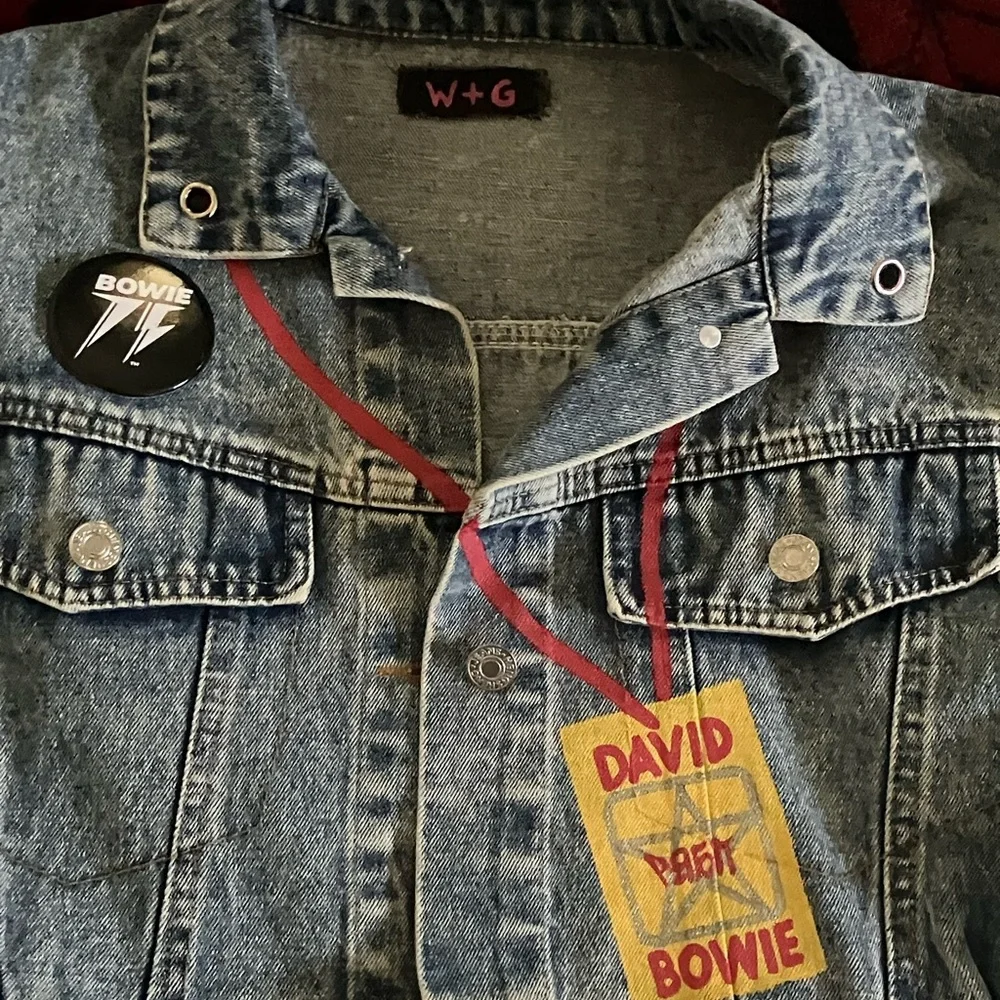 Wren + Glory | Jackets & Coats | David Bowie Cropped Denim Jacket ...